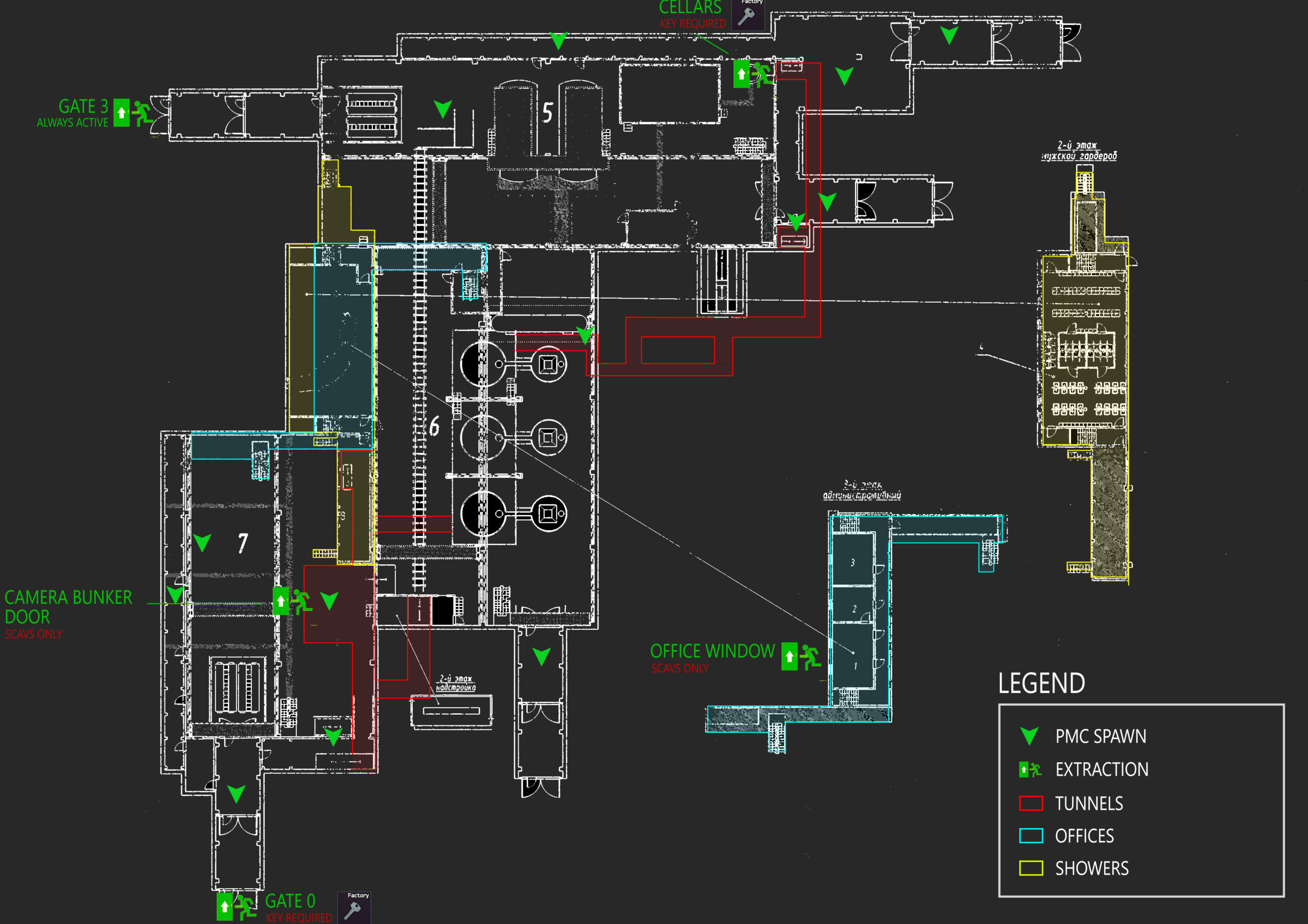 Escape From Tarkov Factory Location Guide